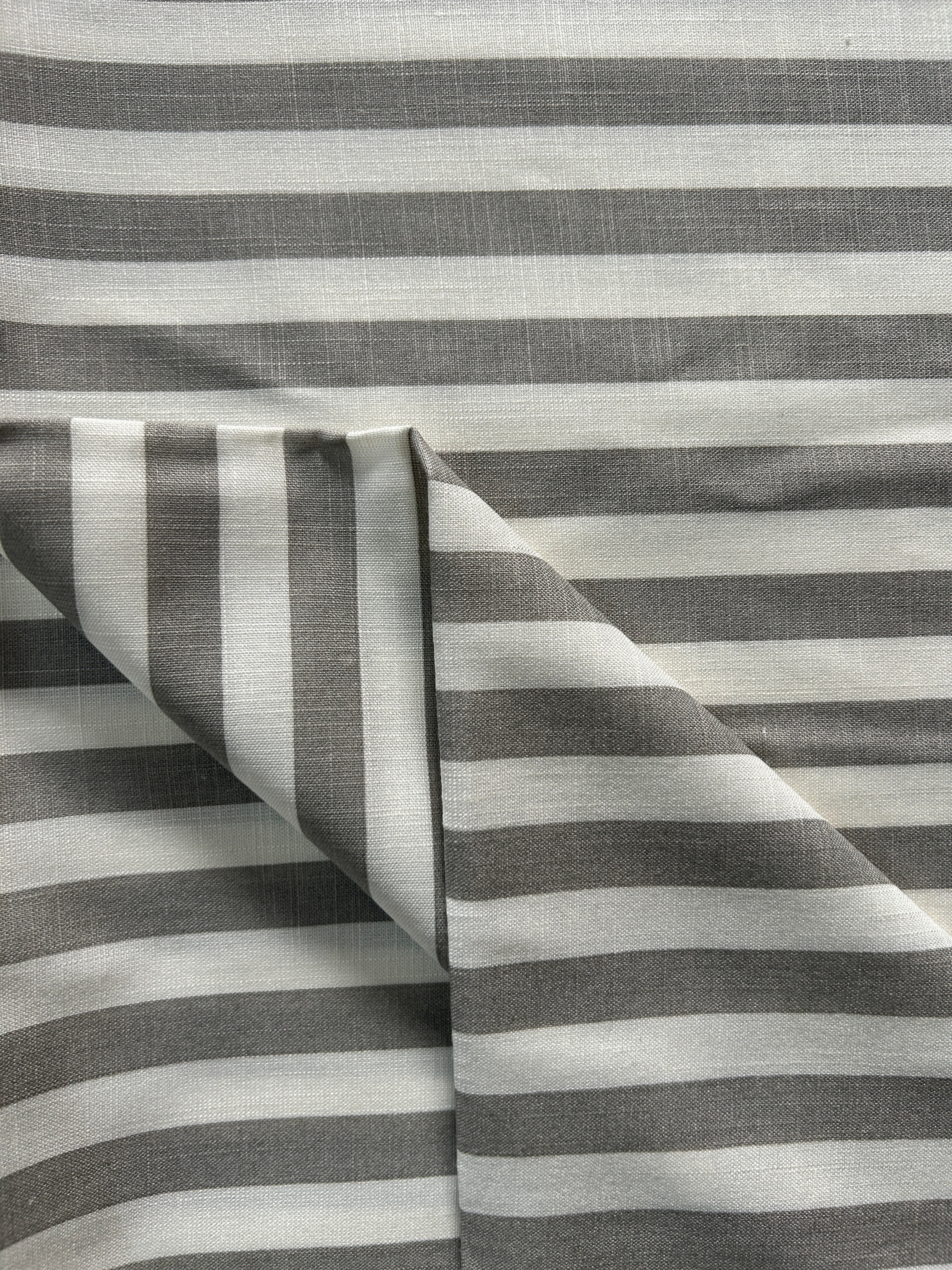 Grey Cotton Slub Stripe Fabric FBS026118 | Lightweight Summer Shirt ...